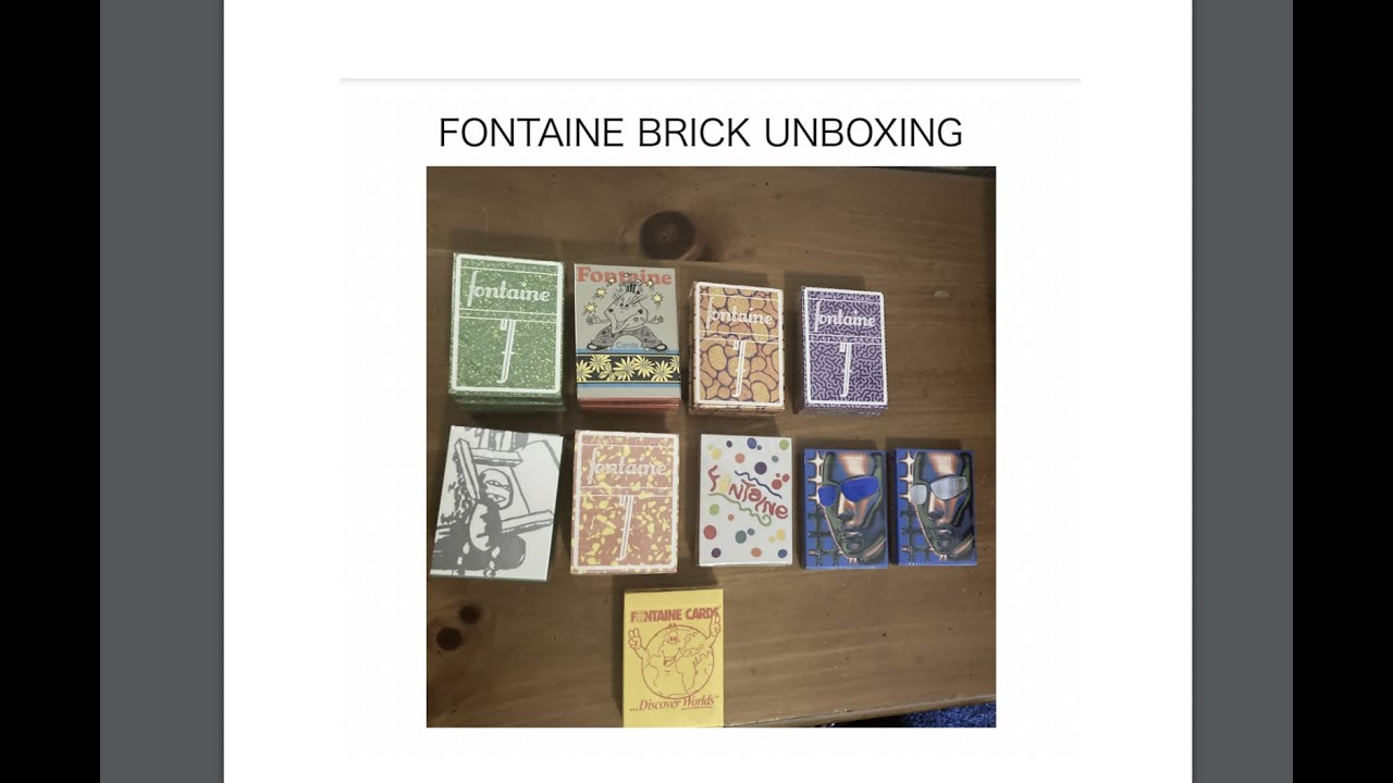FONTAINE FANTASIES BRICK UNBOXING - YouTube