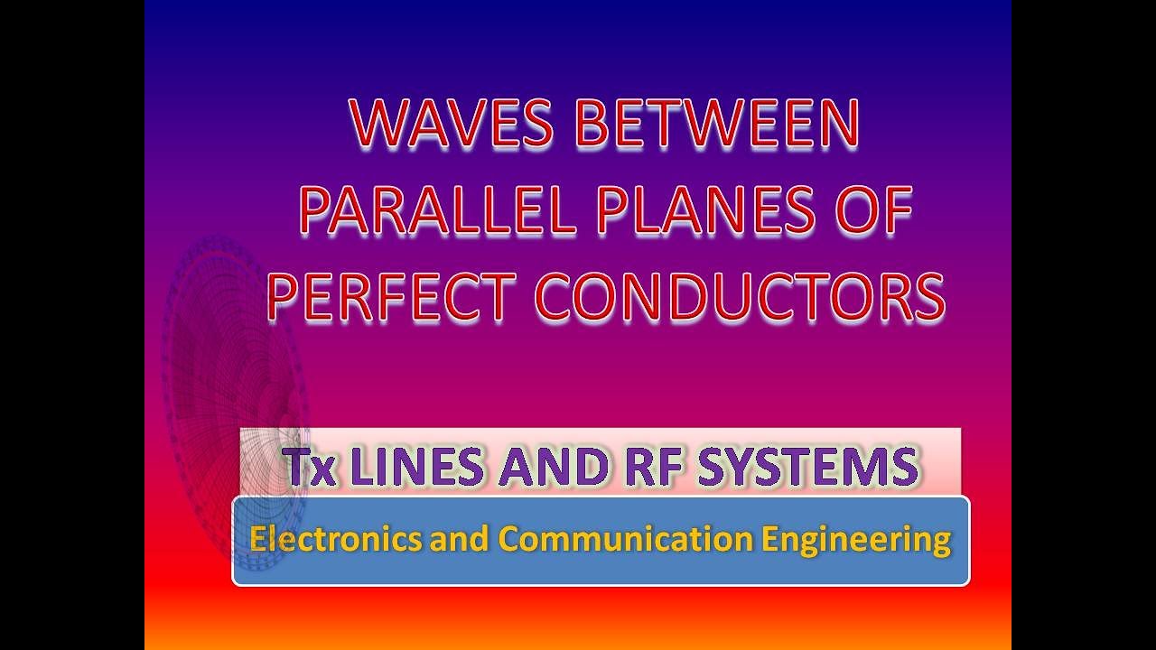 Waves between parallel planes of perfect conductors - YouTube
