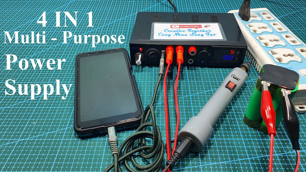 4 In 1 Multi Purpose Power Supply - Creative Together - YouTube