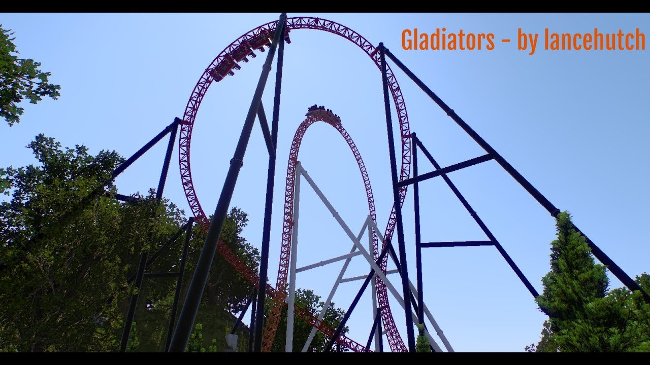 Gladiators - Duelling Intamin Blitz Coaster (No Limits 2) - YouTube