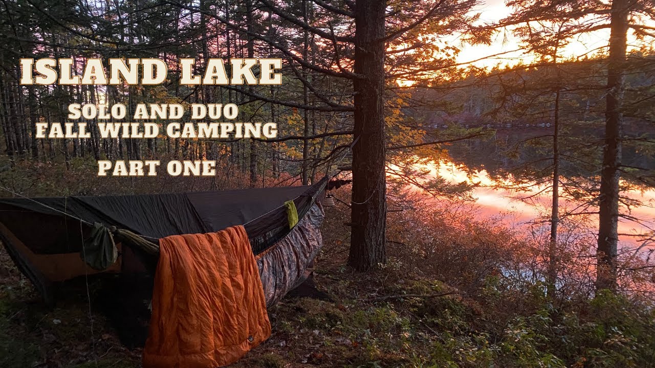 Island Lake Solo and Duo Wild Fall Camping Part One - YouTube