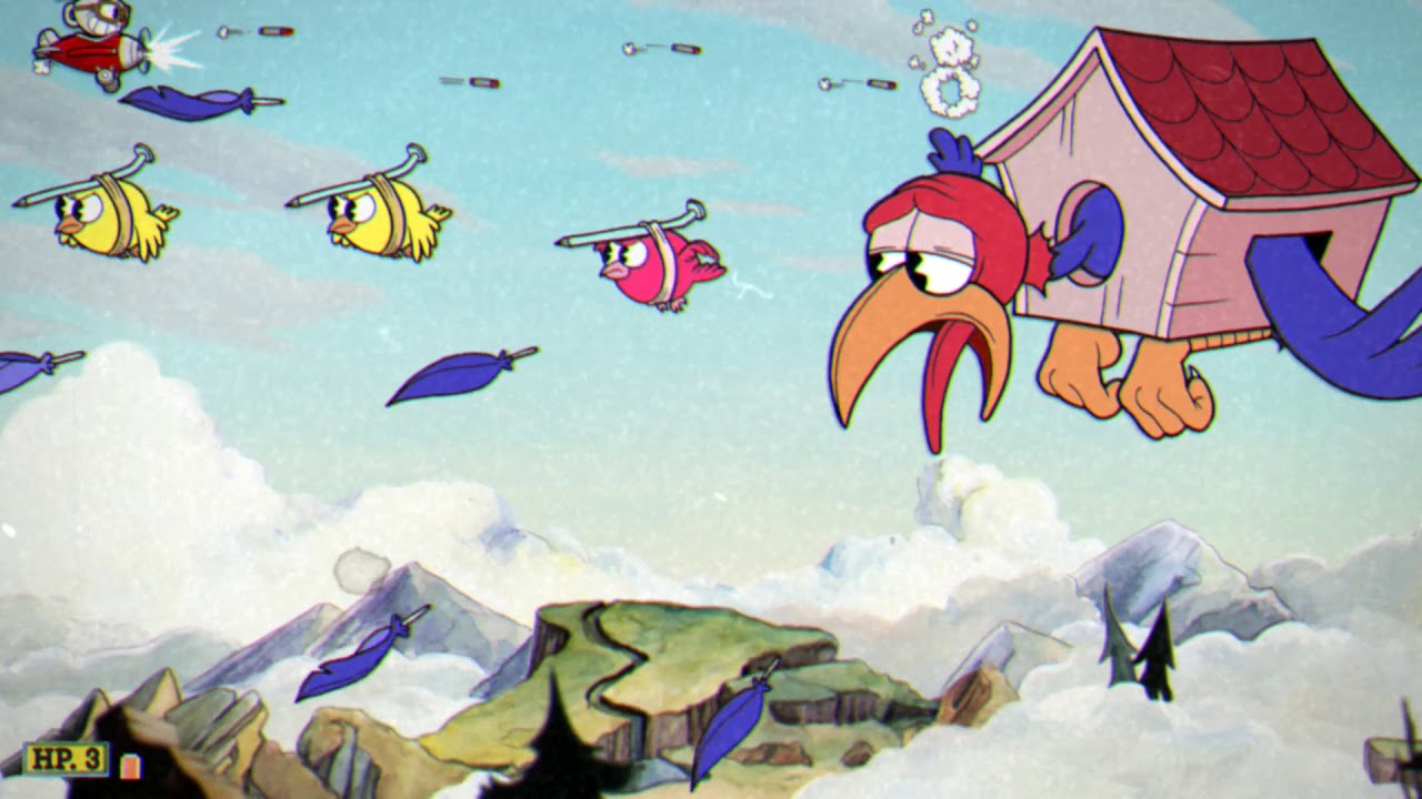 Cuphead (PC): Wally Warbles in "Aviary Action" - (Grade S) - YouTube