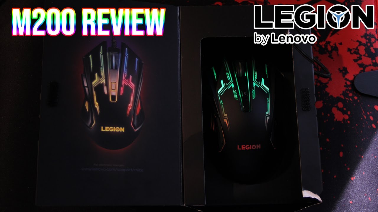 Lenovo Legion M200 RGB Gaming Mouse Review! | Tech Review - YouTube
