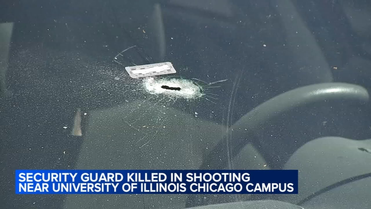 Security guard killed in shooting near UIC campus - YouTube