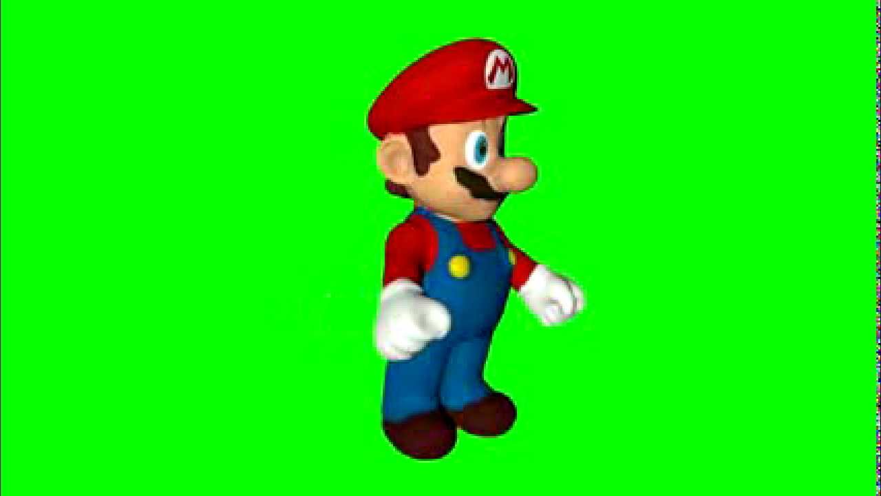 Mario spinning # Green Screen - YouTube