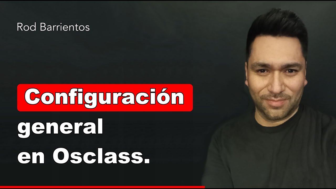 Configuración General de Osclass - YouTube
