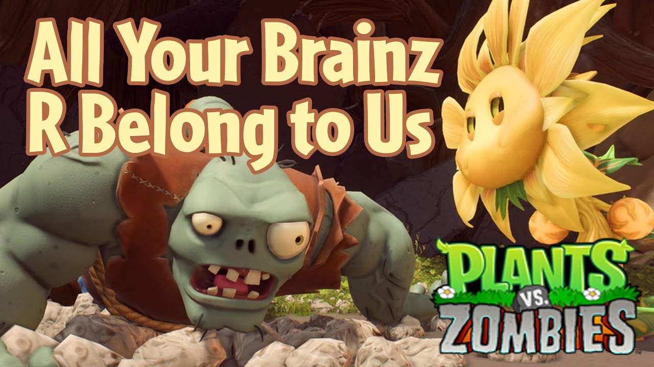 PvZ: All Your Brainz R Belong to Us | Plants Vs Zombies Walkthrough ...