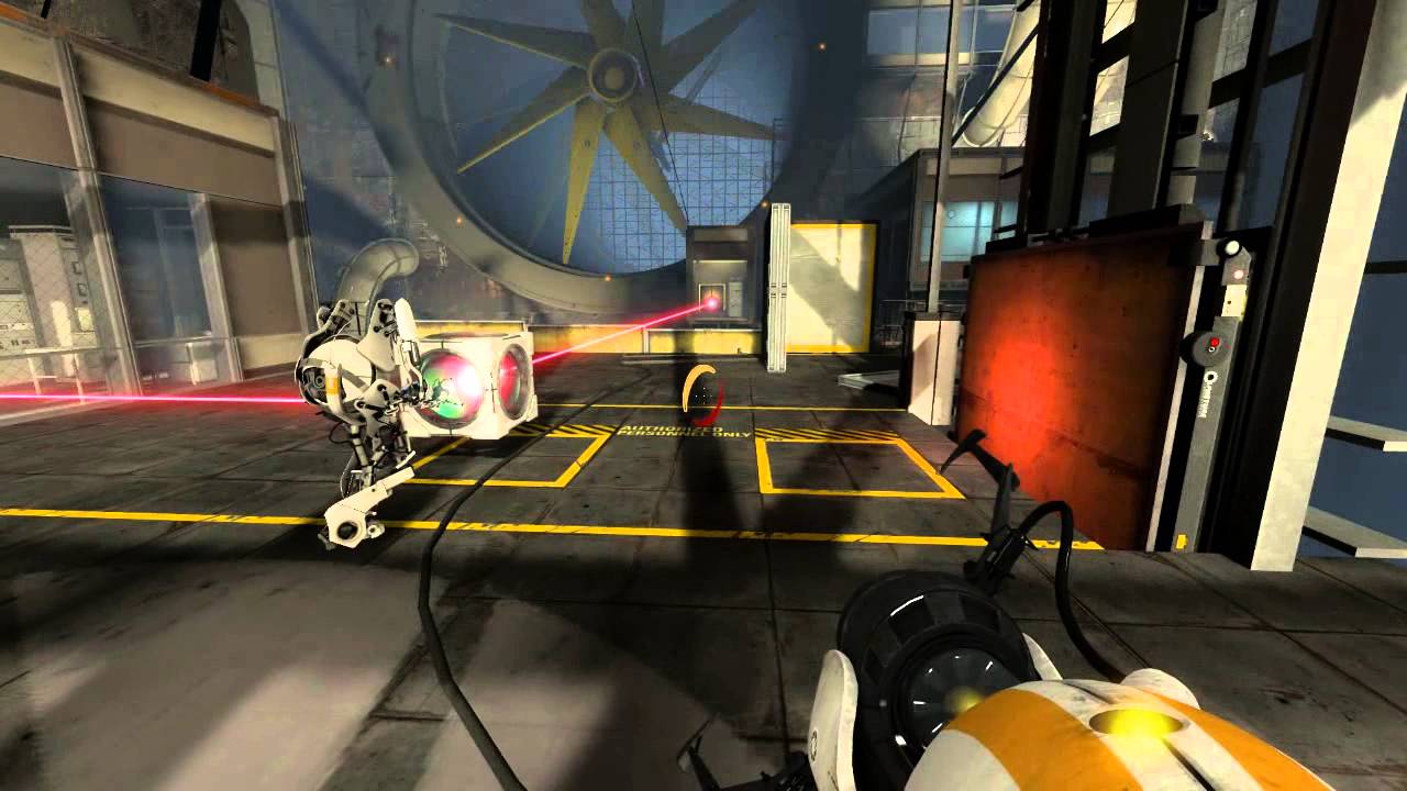 Portal 2 Co-op letsplay part4: Giant fan - YouTube