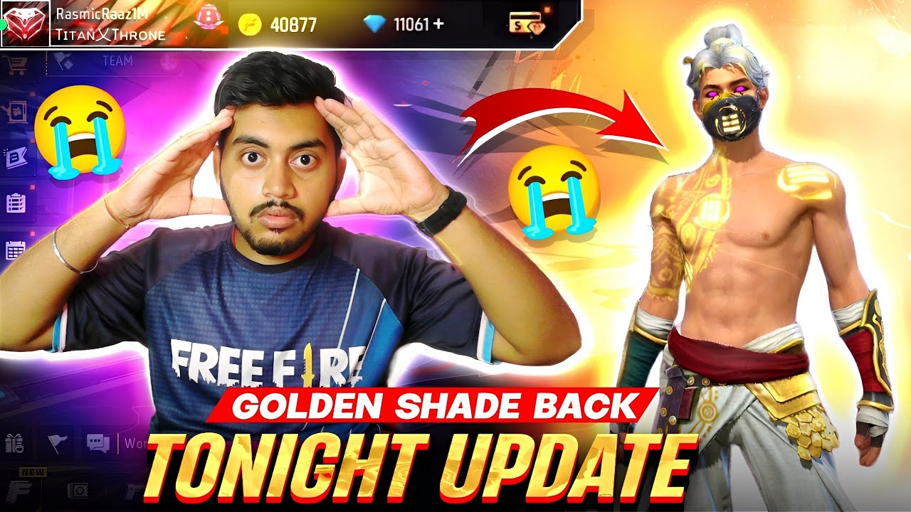 Golden Shade Bundle Return?🥳🤯 | Free Fire New Event | Ff New Event | Ff ...