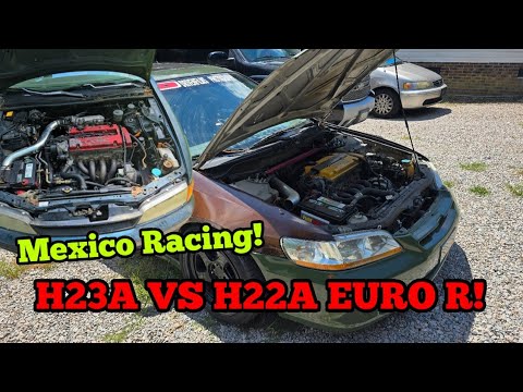 H23A SWAPPED CG ACCORD VS H22A EURO R SWAPPED HONDA ACCORD WAGON ...