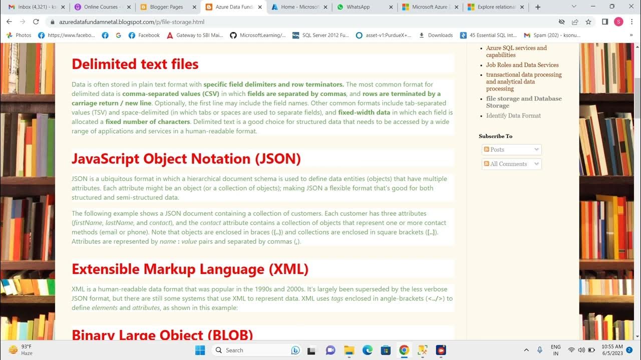 Delimited text File - YouTube