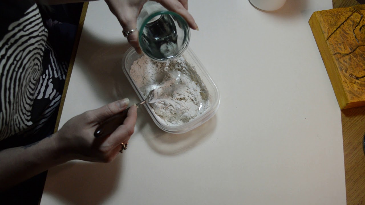 DIY: Artists modelling paste / texture paste NO BABY POWDER / BAKING ...