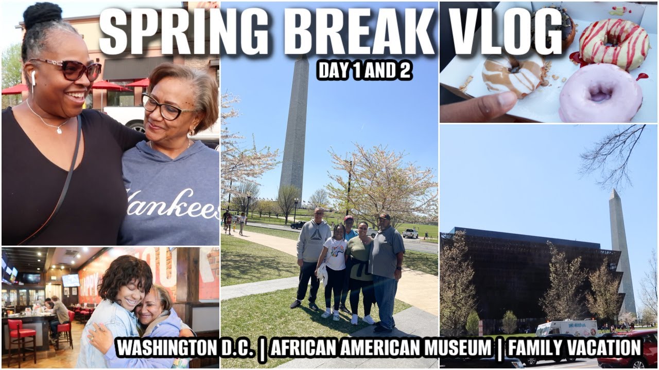 SPRING BREAK VACATION VLOG DAY 1 AND 2 | WASHINGTON D.C. | AFRICAN ...