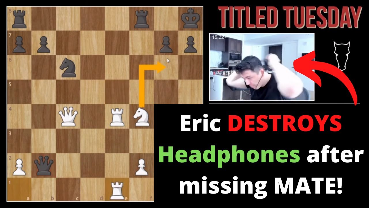 Eric Hansen Rages and Destroys Headphones after missing Mate! - YouTube