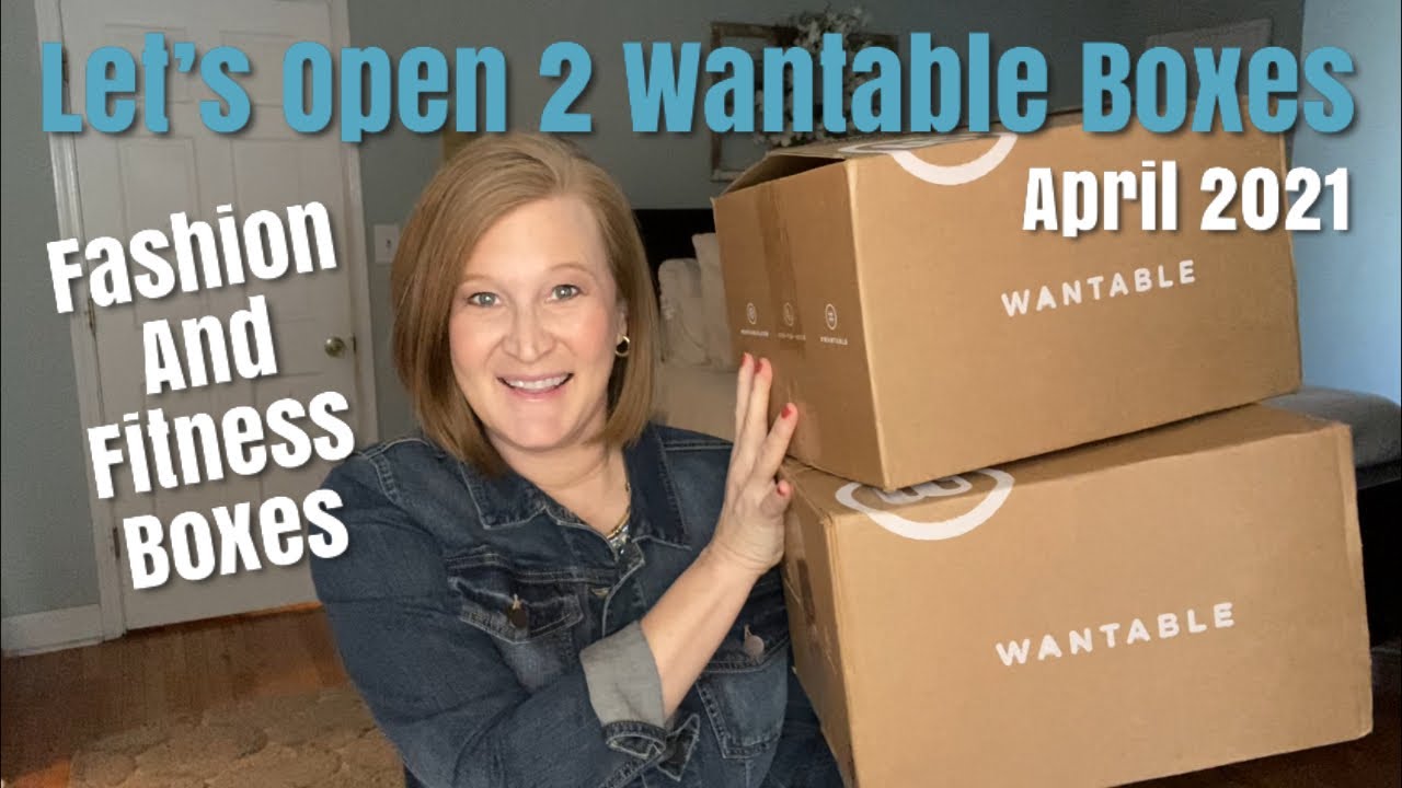 Opening 2 Wantable Boxes | April 2021 | Fashion and Fitness Boxes - YouTube