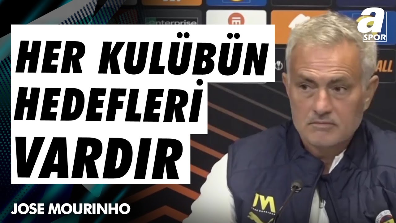 Jose Mourinho: "Fenerbahçe Hırsları Olan Bir Kulüp" / A Spor / Ana ...