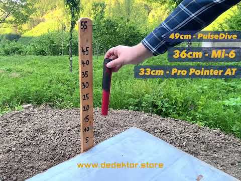 Pointer dedektör derinlik test karşılarştırması, Garrett, Nokta Makro, XP, HS10