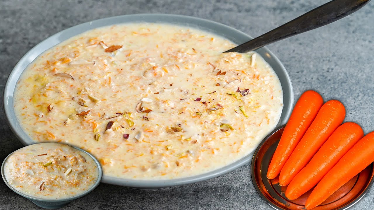 Gajar Ka Kheer | Homemade Carrot Kheer Recipe | Indian Dessert Recipe ...