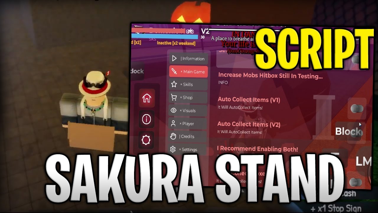 [Gilgamesh] Sakura Stand Best Script Auto Farm, Items Farm & Free ...