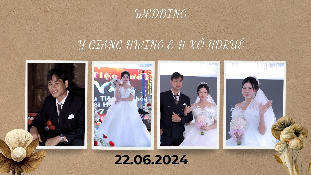 WEDDING Y GIANG HWING & H XÔ HDRUÊ 22.06.2024 | GAU NAU FILM - YouTube
