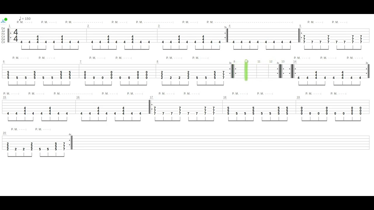 Waste Tab by Future Lost + Guitar only + Guitar tab - YouTube