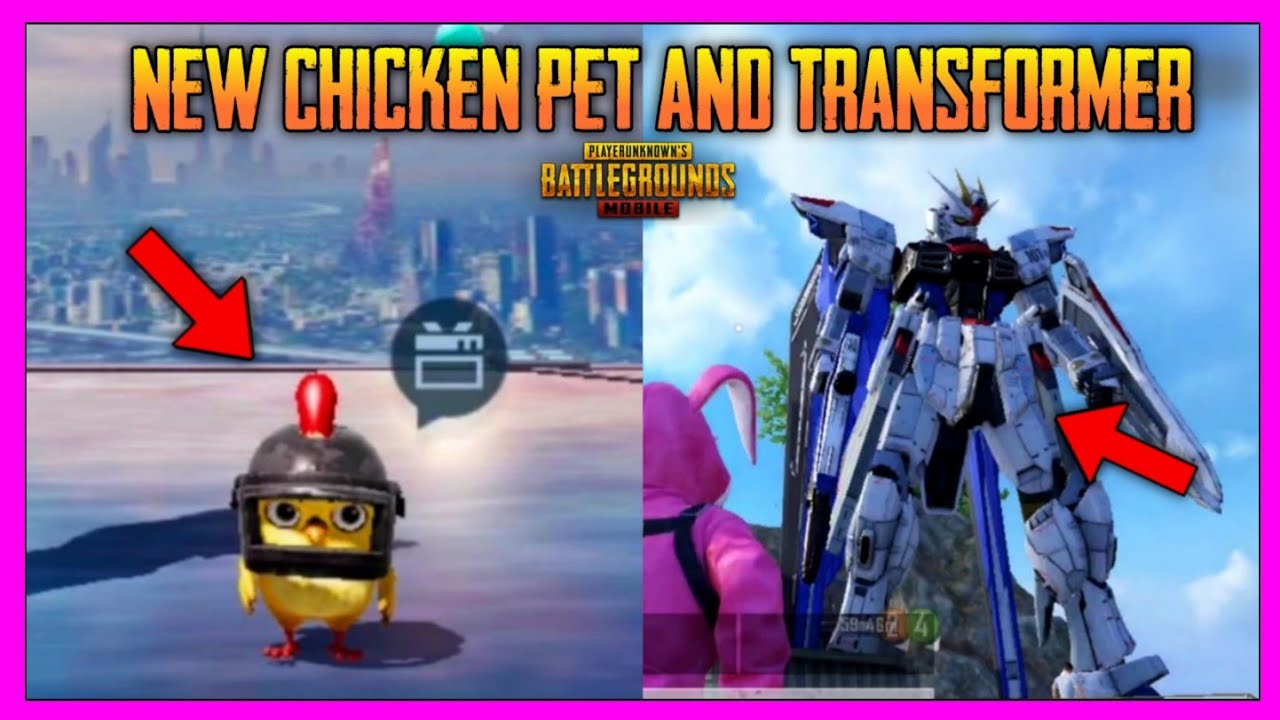 PUBG MOBILE NEW CHICKEN PET | PUBG MOBILE X TRANSFORMERS | TYSON NOOB ...