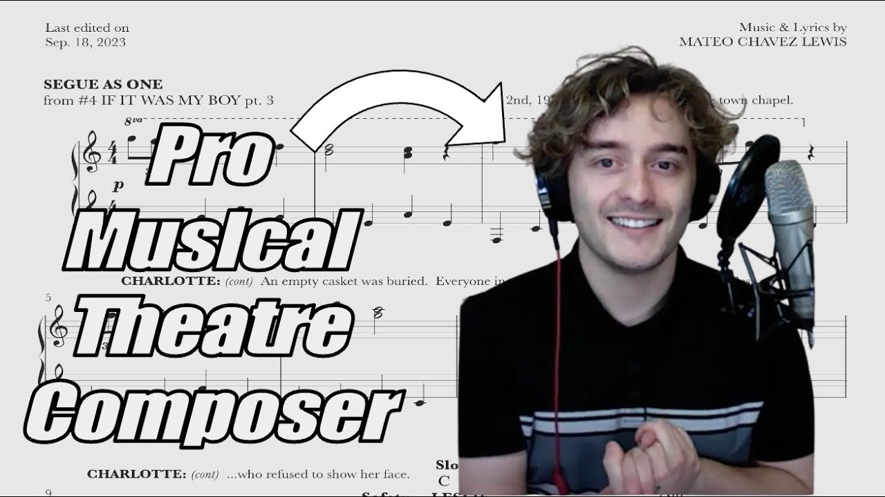Musical Theatre Writing Update! (Week 2) - YouTube