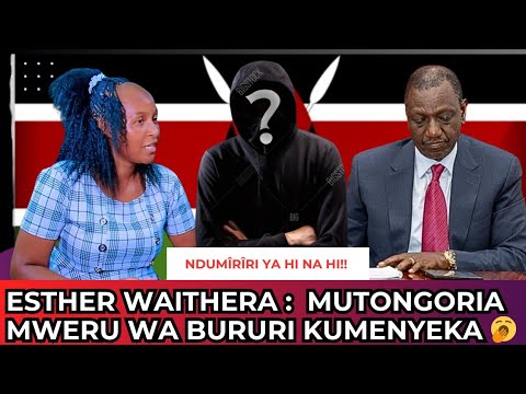 Esther waithera : Mûtongoria mweru wa Bururi kumenyeka na Bururi wa ...