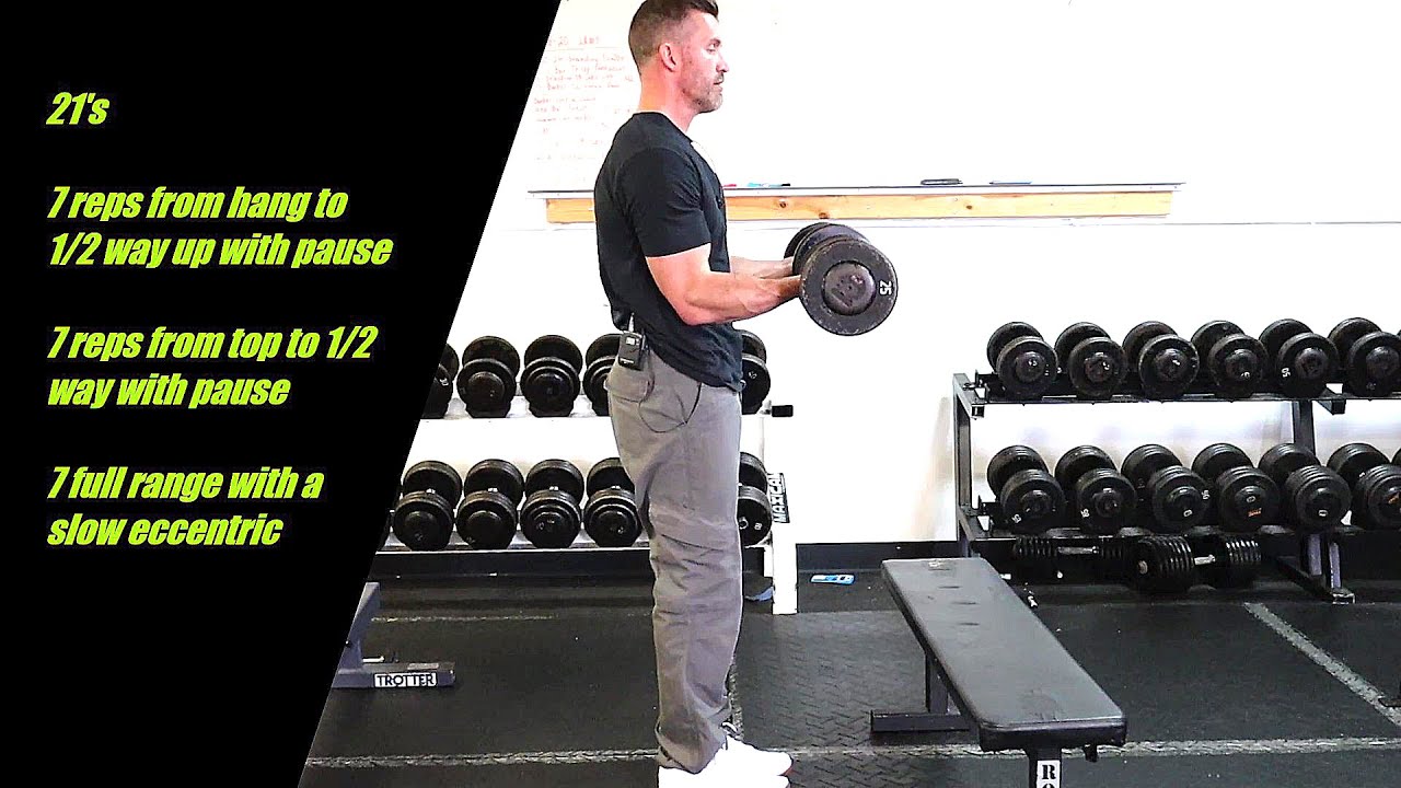 21's Bicep Curls - YouTube