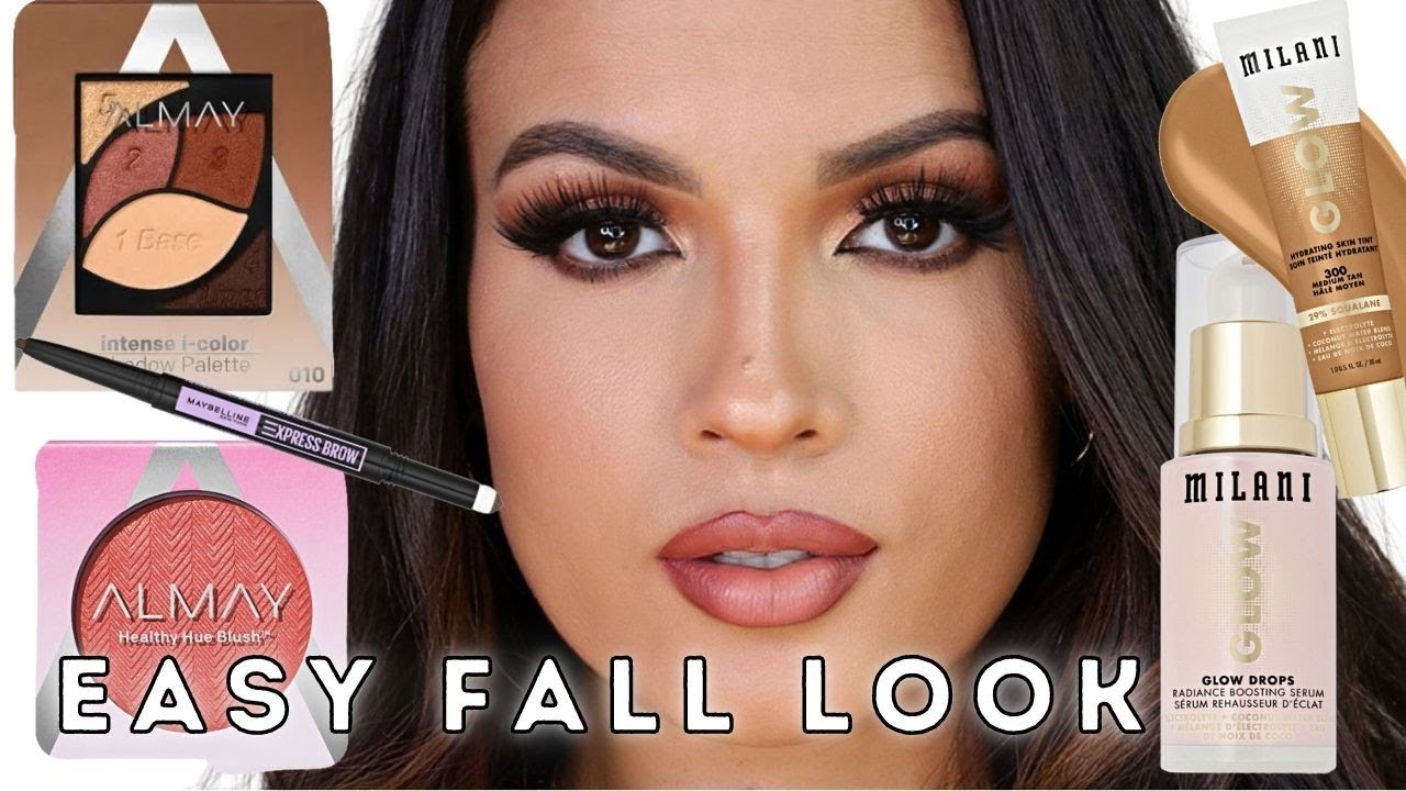 EASY FALL MAKEUP TUTORIAL chitchat (USING DRUGSTORE PRODUCTS) - YouTube