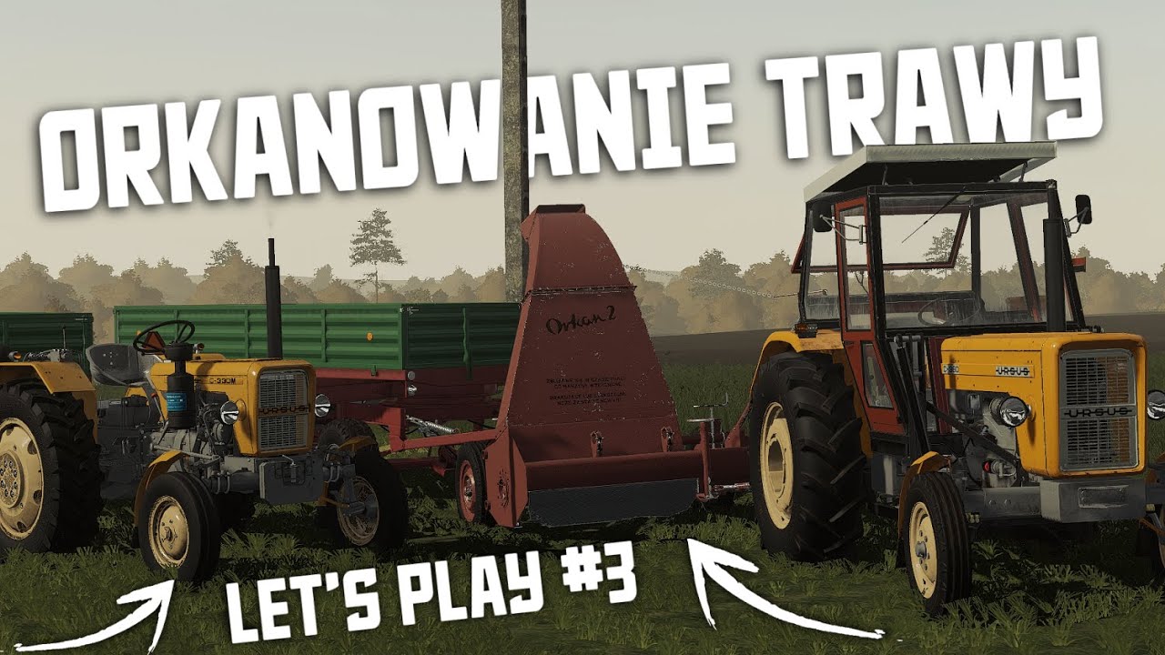 Przedstawienie Gospodarstwa!? Orkanowanie Trawy?!☆2x Autosan D47 & 2x ...