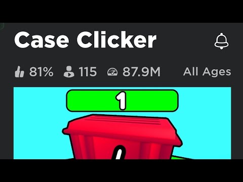 case clicker on Roblox | i love this game - YouTube