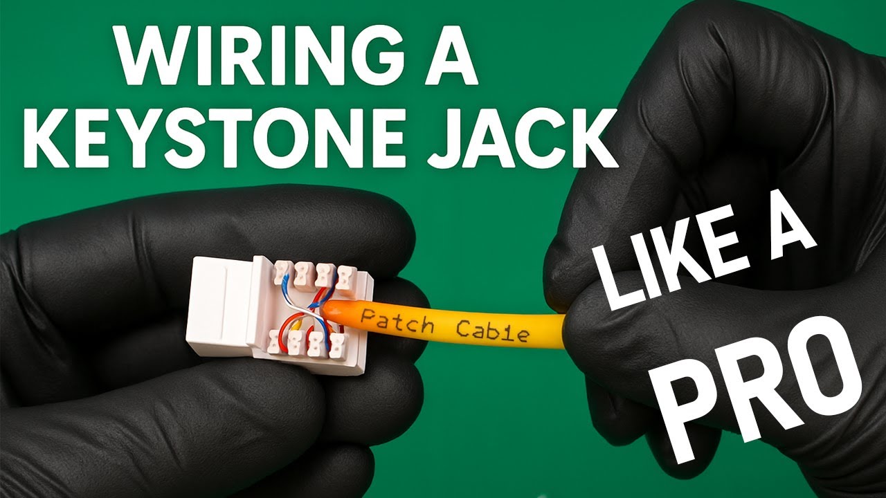 How To Wire a Keystone Jack Like a Pro | Step-by-Step Ethernet ...