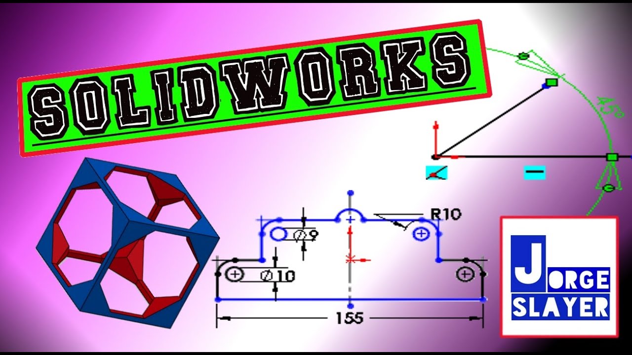 COTA INTELIGENTE Y ÁNGULOS SOLIDWORKS (6) - YouTube