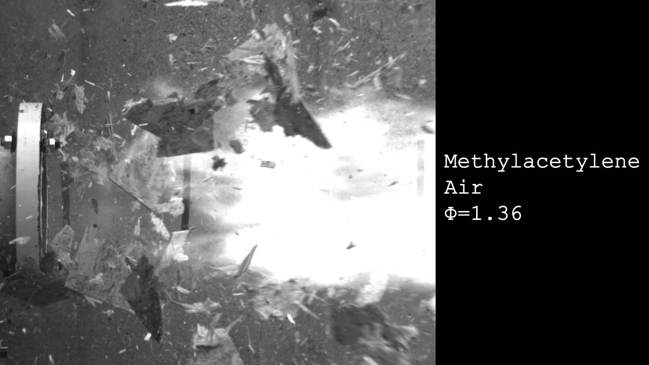 Sandia Combustion Tube Experiment - YouTube