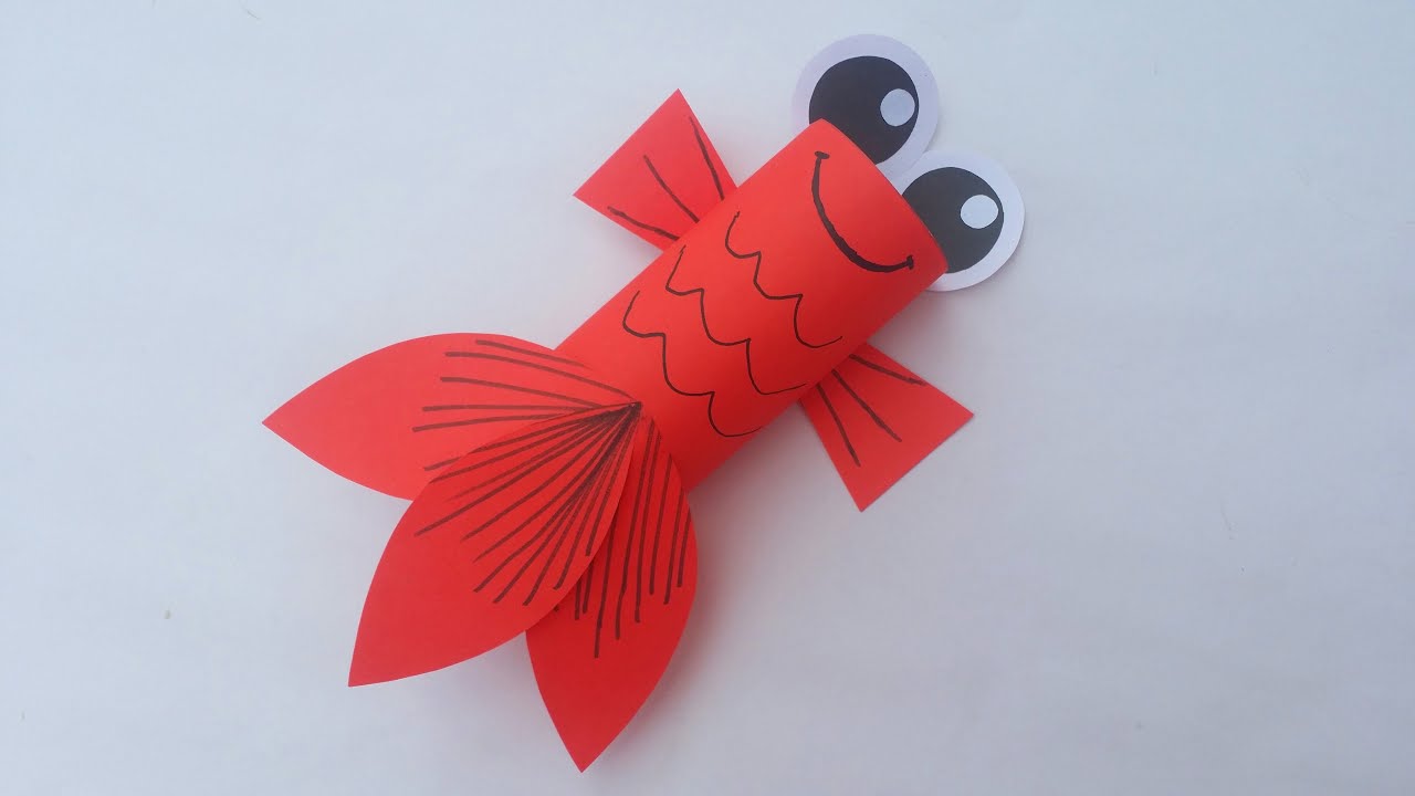 DIY: Paper Fish!! How to Make Paper Fish with Waste Materials!! Paper ...