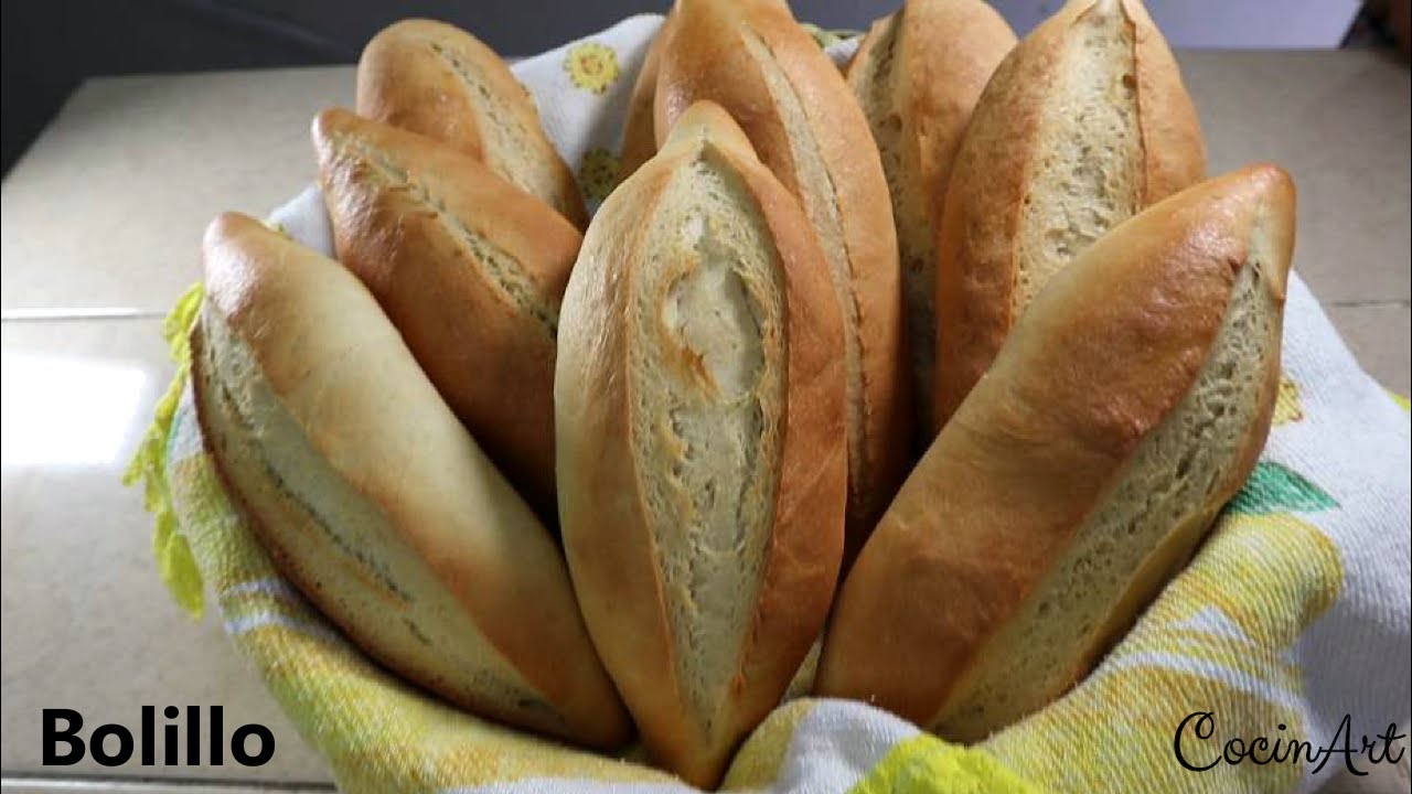 BOLILLO CASERO FÁCIL DE HACER - YouTube