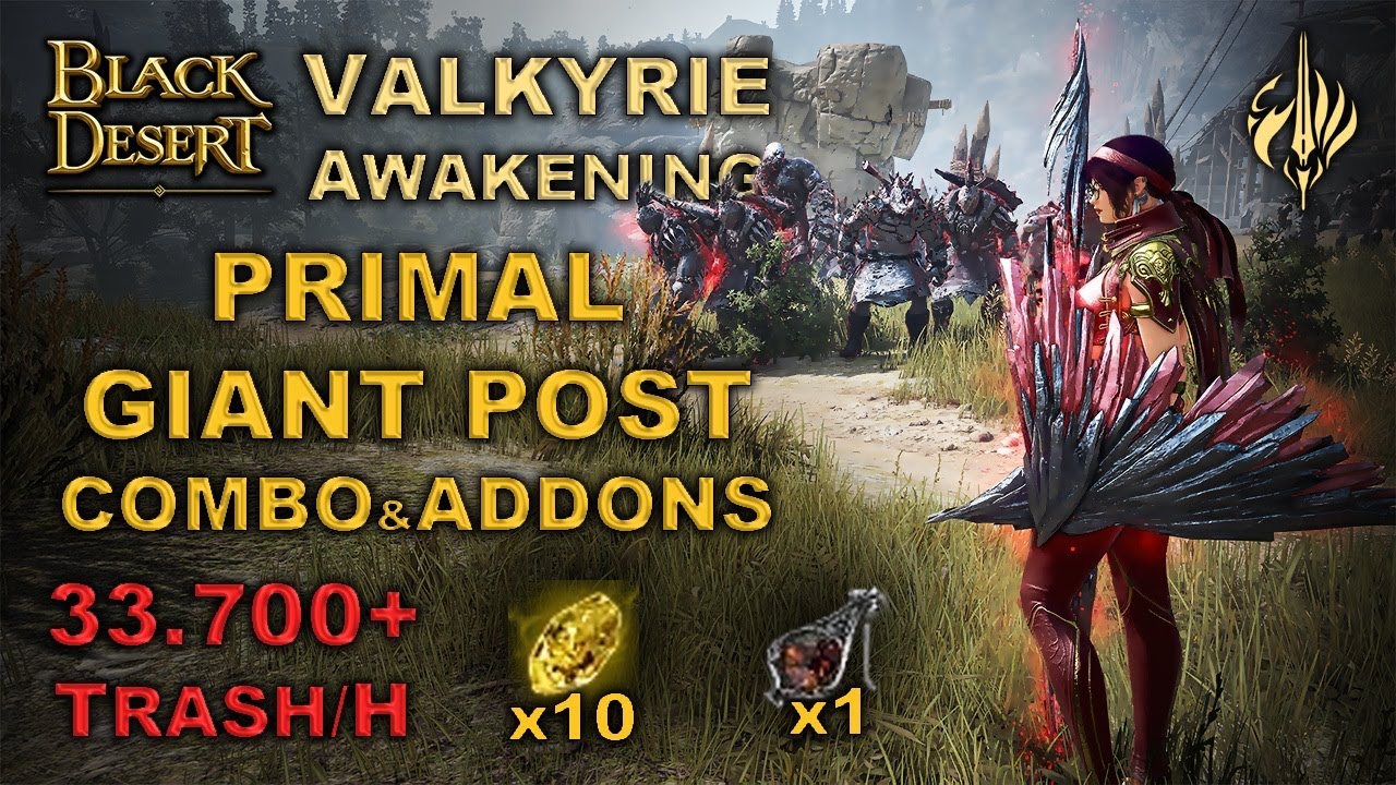 BDO | Way Better Than I Thought | Valkyrie Awakening - Primal Giant Post | 33.700+ Hour Lv.2 ...