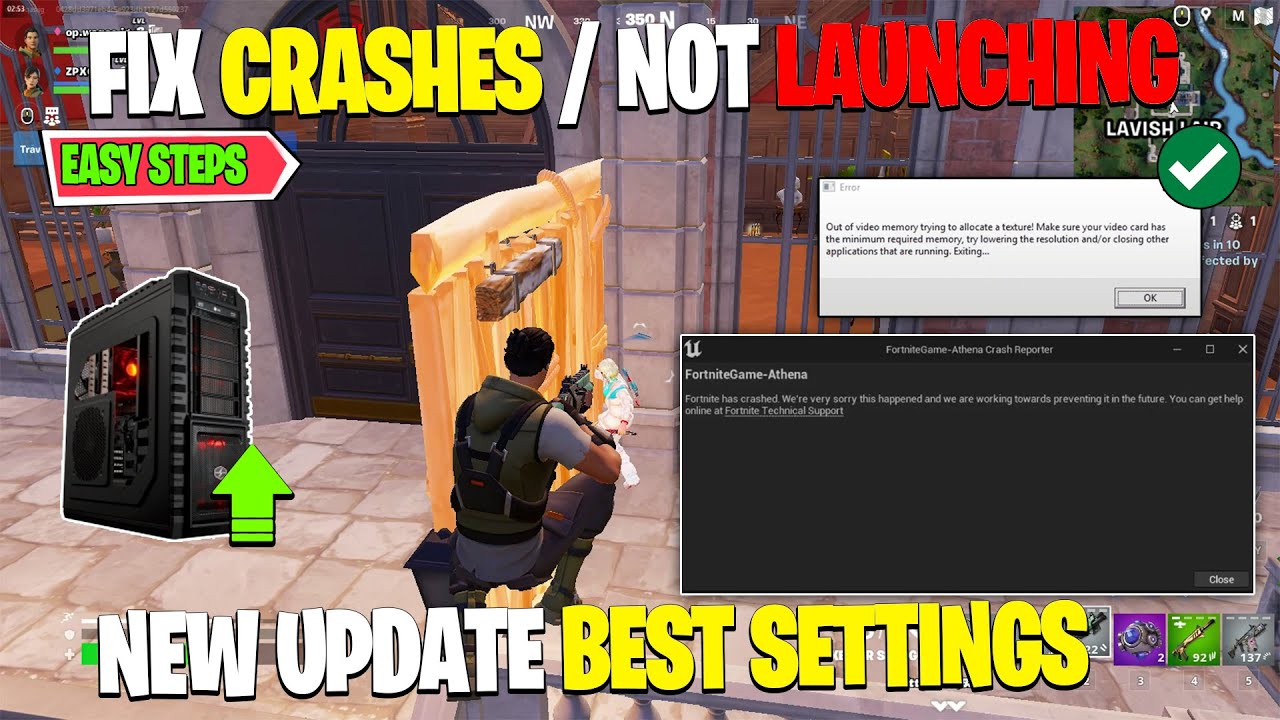 Fortnite Chapter 5: How to Fix Crashes, Stutters & "Out of Video Memory ...