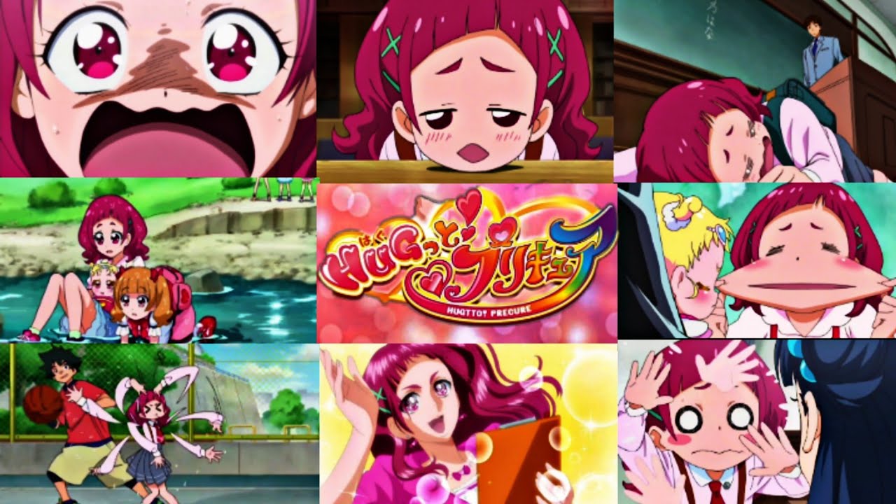 HUGtto! Pretty Cure (HUGっと！プリキュア Nono Hana/Cure Yell Funny Moments ...