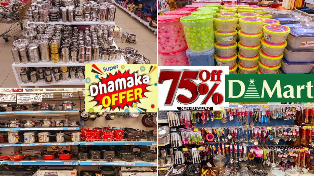 Dmart clearance sale 80%off new variety, cheap & useful kitchenware ...