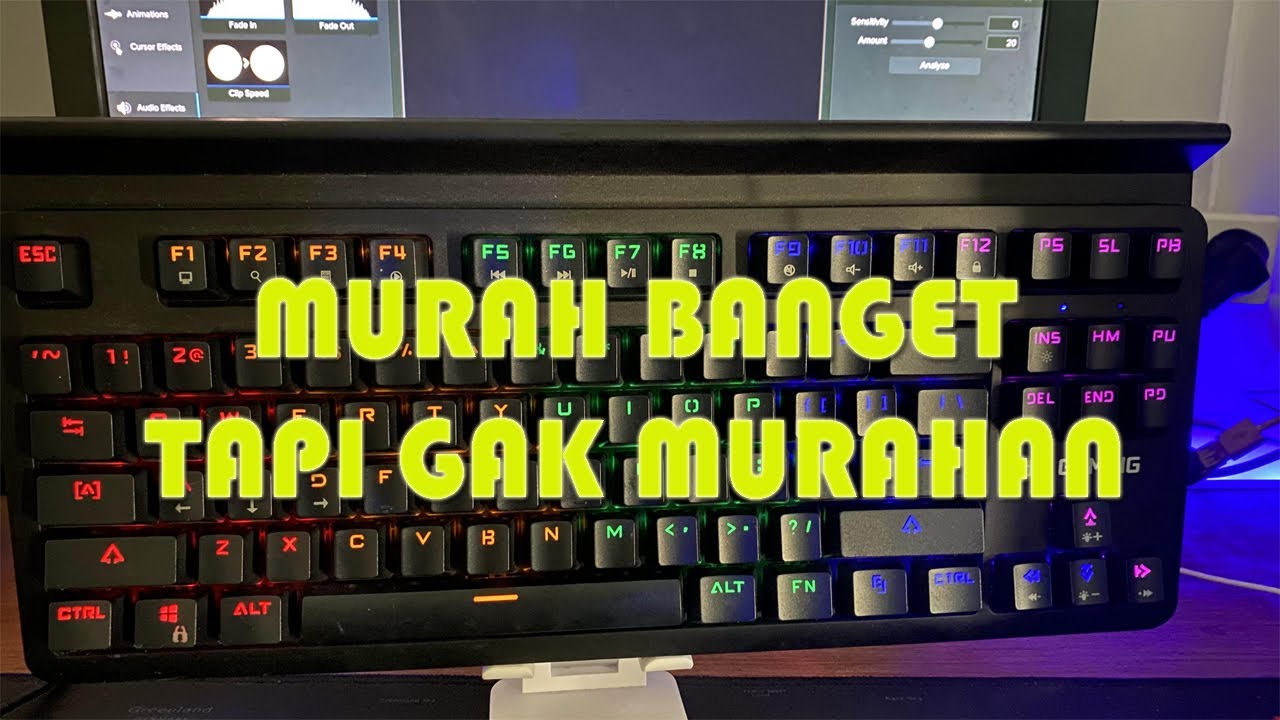 Keyboard Mekanikal Murah Berkualitas: DA GAMING MECHA FIGHTER TKL - YouTube