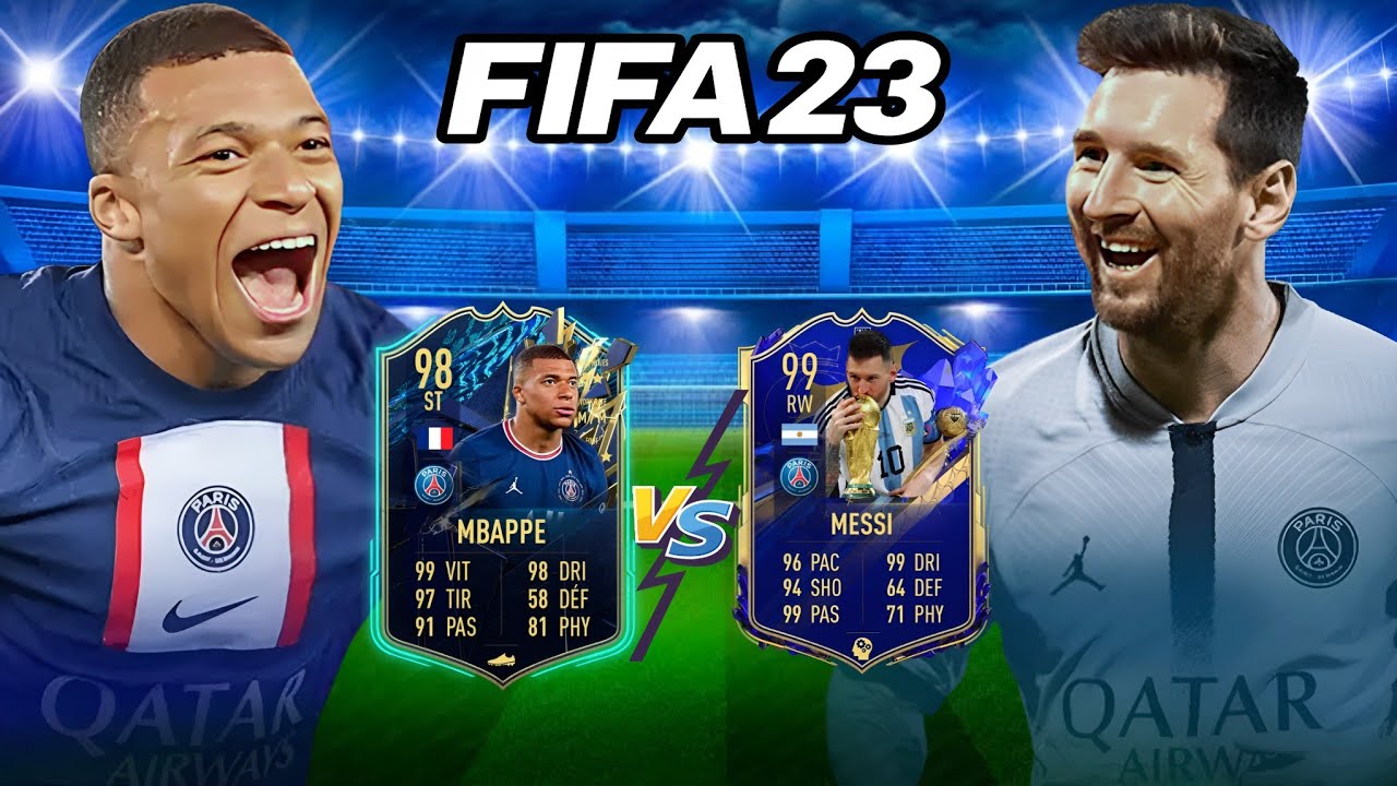 MBAPPE VS MESSI FIFA MOBILE GAMEPLAY | FIFA MOBILE 22 | FIFA 23 MOBILE ...