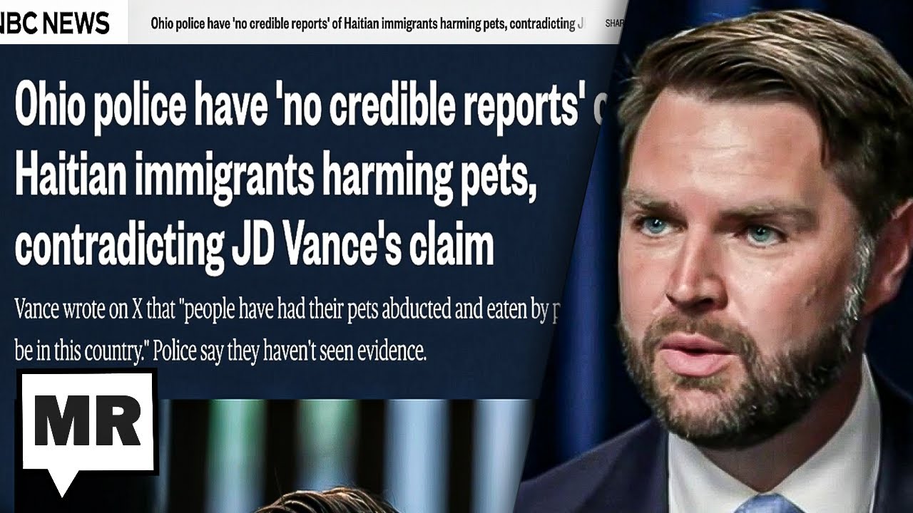 JD Vance BUSTED Spreading Weird Cat-Eating Lies - YouTube