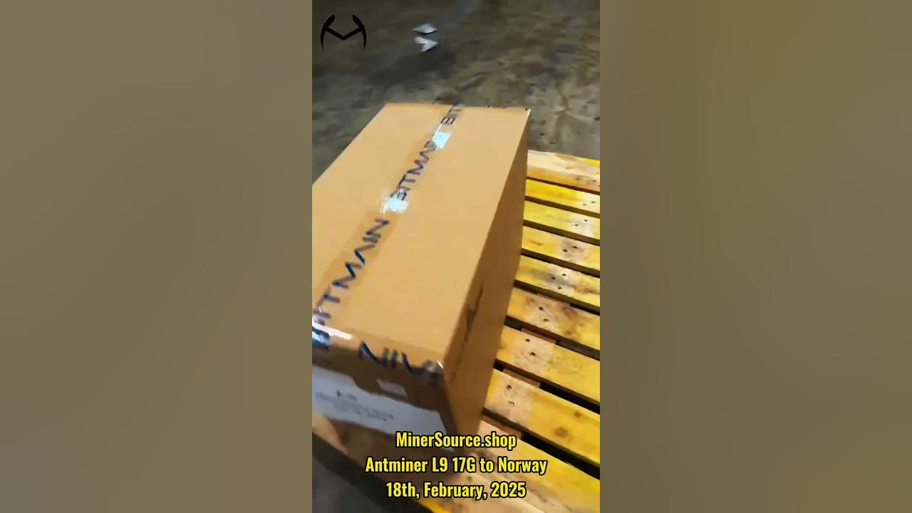 Antminer L9 17G Doge Miner Machine HK to Norway. #antminerl9 #dogecoinmining #dogeminer - YouTube
