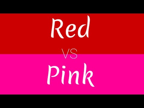 Red VS pink / short# choose favorite color - YouTube