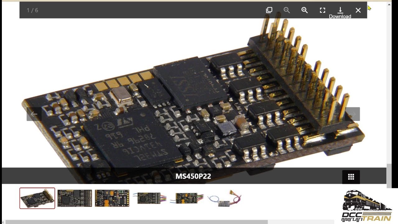 Zimo MS450P22 Marklin mfx - YouTube