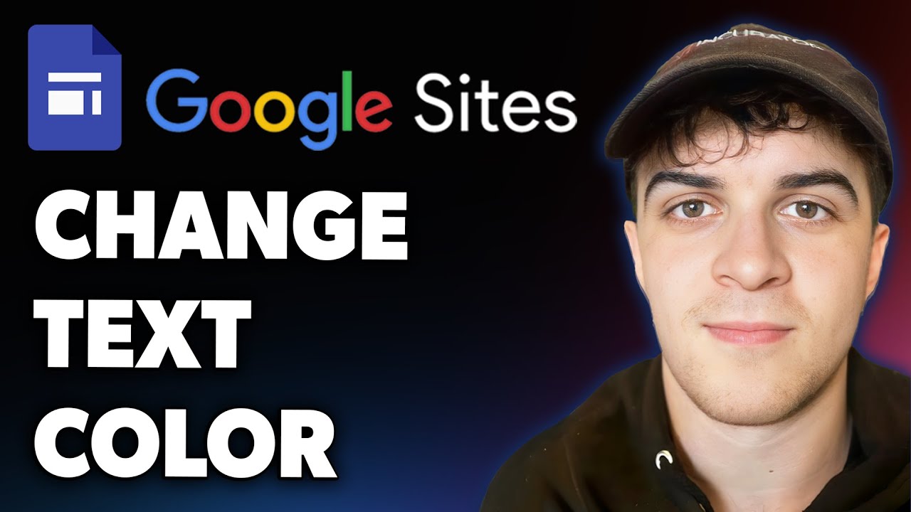 How to Change Text Color on Google Sites (Full 2025 Guide) - YouTube