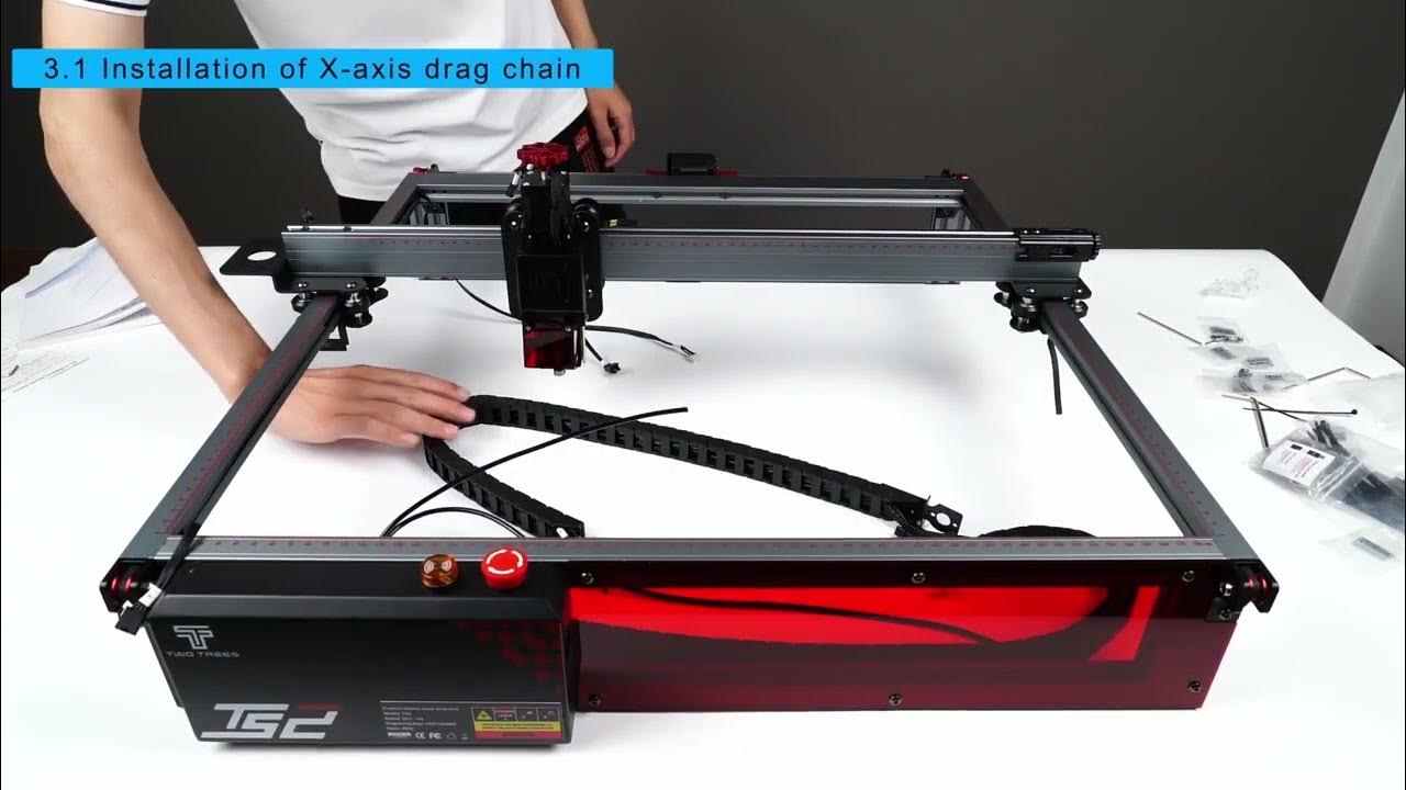 Two Trees TS2 Laser Engraver Assembly - YouTube