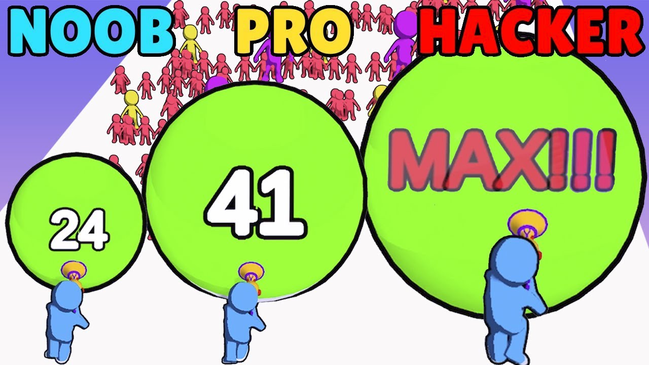 NOOB vs PRO vs HACKER in Shoot the Puff - YouTube